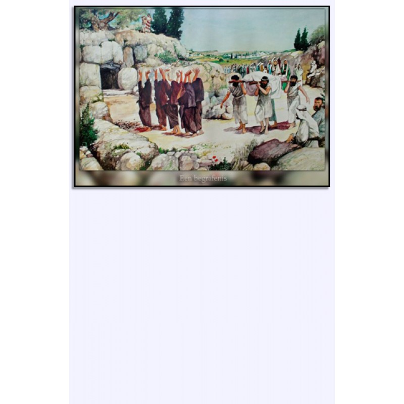 Poster - Een begrafenis (A4)- Vertrouwde schoolplaten als ...